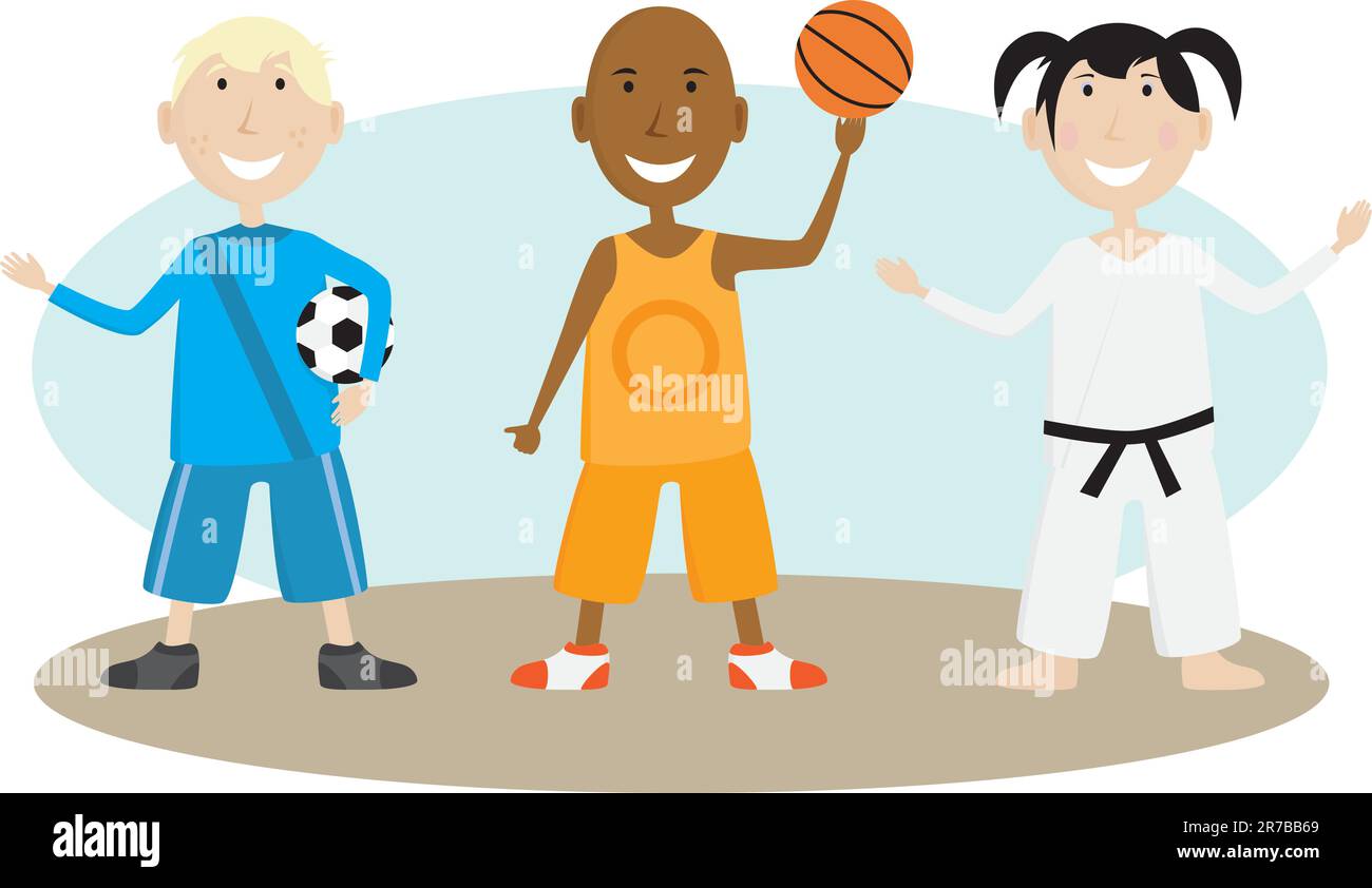 Child children enjoying Stock Vector Images - Alamy