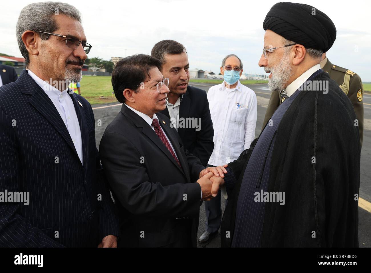 Managua, Managua, Nicaragua. 13th June, 2023. Iranian President EBRAHIM ...