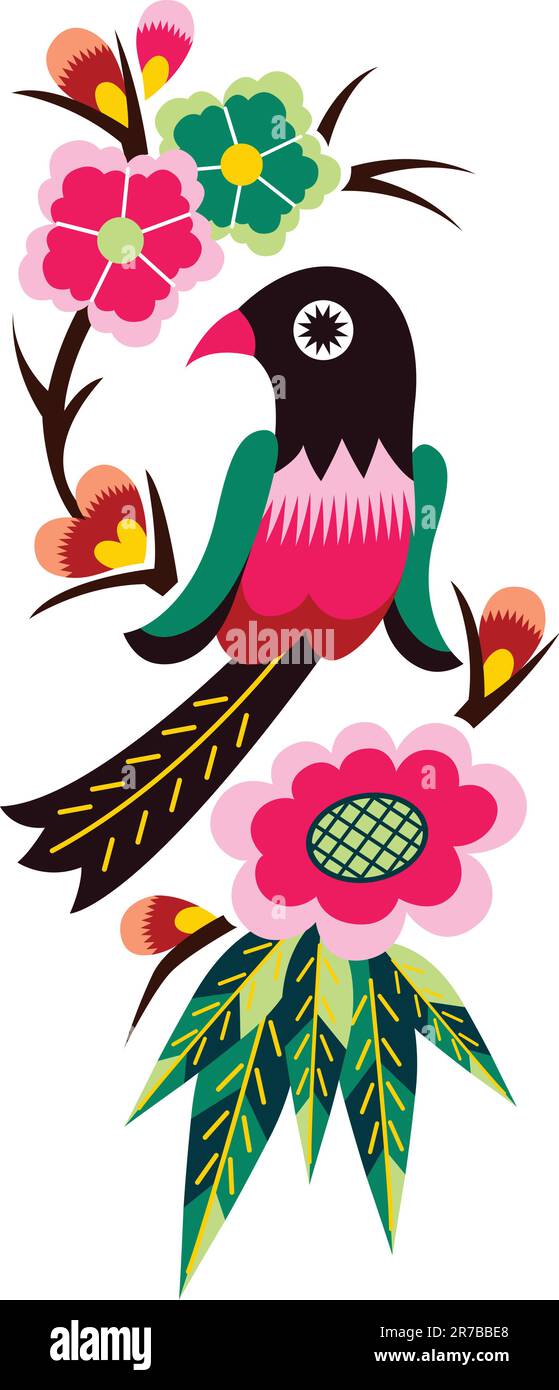 Bird Emblem Graphic Artwork Stock Vector Image & Art - Alamy