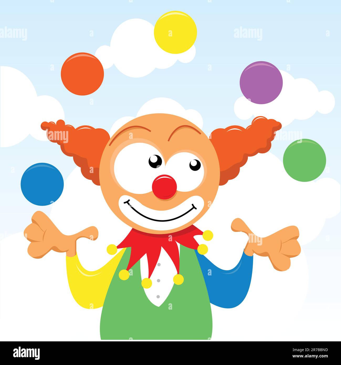 vector illustration of a juggler Stock Vector Image & Art - Alamy