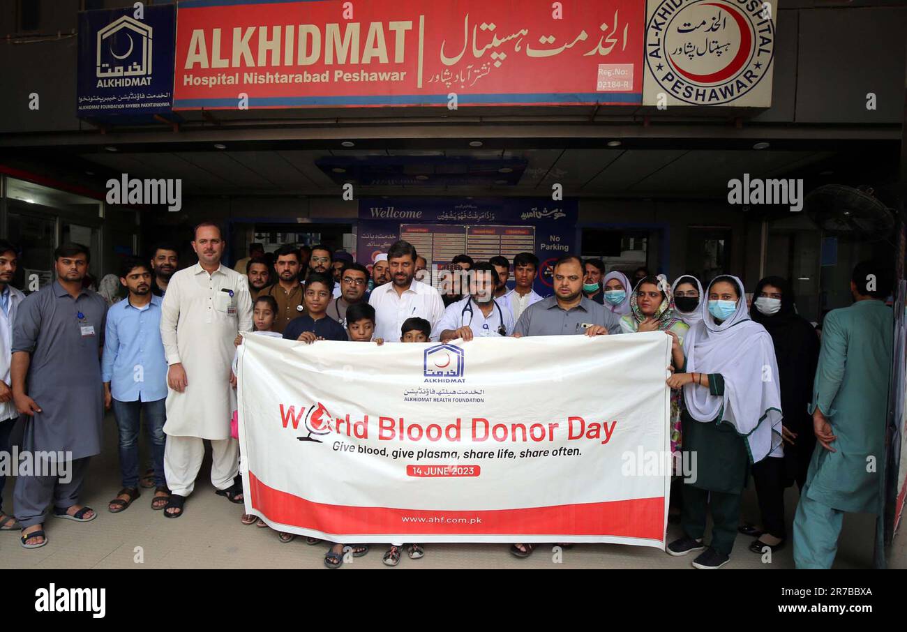 Karachi, Pakistan, 14/06/2023, Members of Al-Khidmat Health Foundation ...