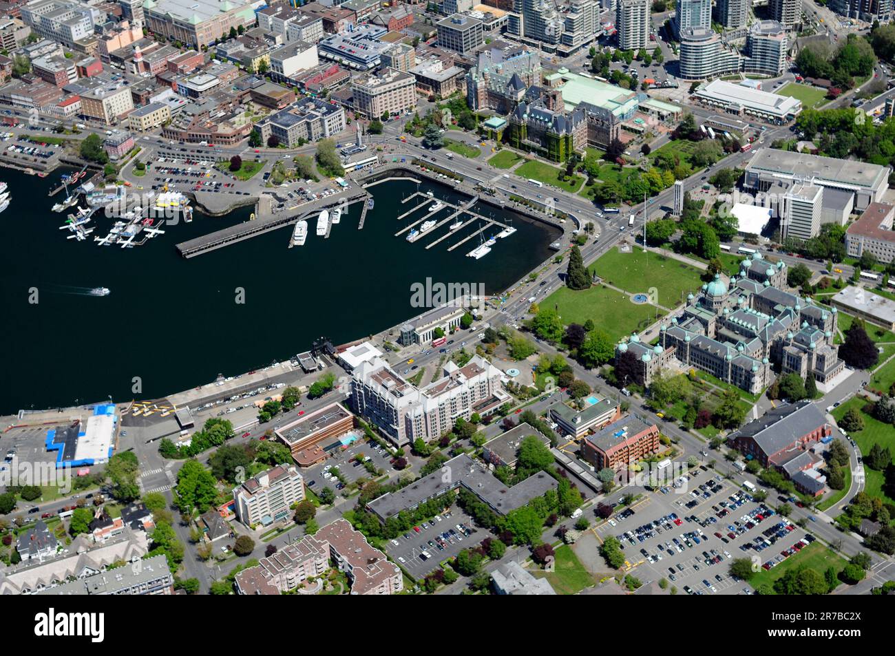 Aerial of Victoria, Vancouver Island, BC, Canada Stock Photo - Alamy