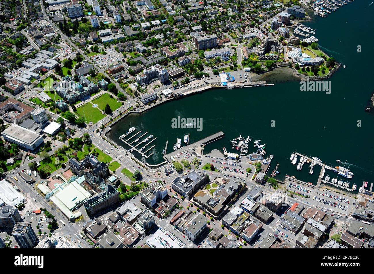 Aerial of Victoria, Vancouver Island, BC, Canada Stock Photo - Alamy