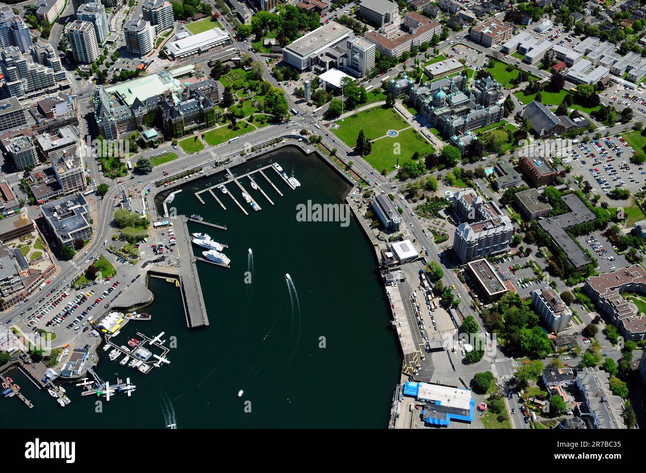 Aerial of Victoria, Vancouver Island, BC, Canada Stock Photo - Alamy