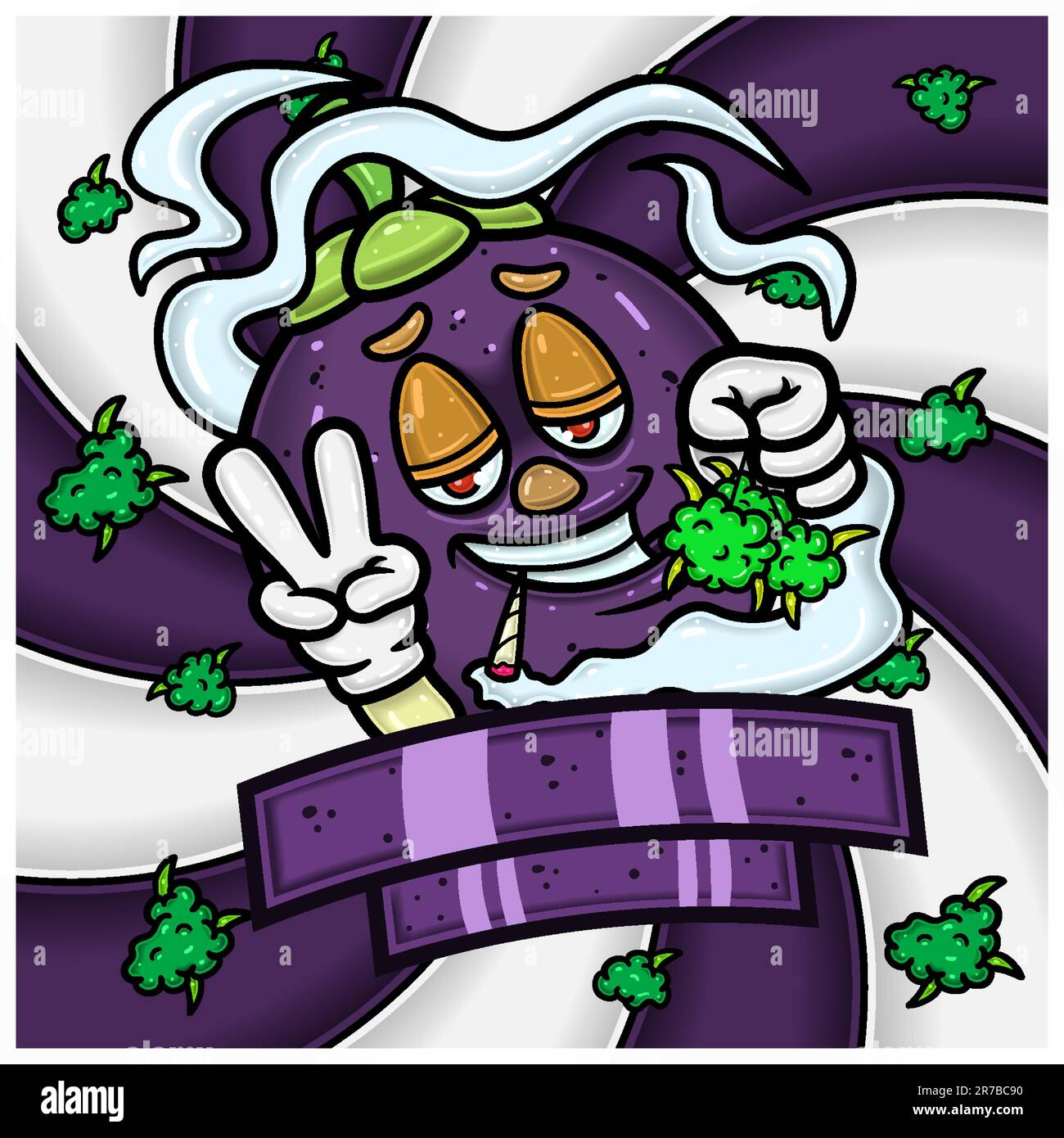 Weed branding Cut Out Stock Images & Pictures - Alamy