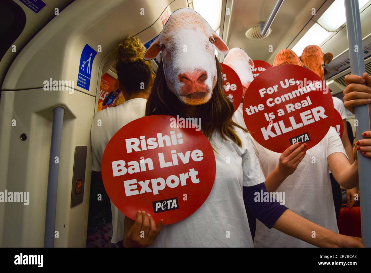 London, UK. 14th June, 2023. PETA (People for the Ethical Treatment of ...