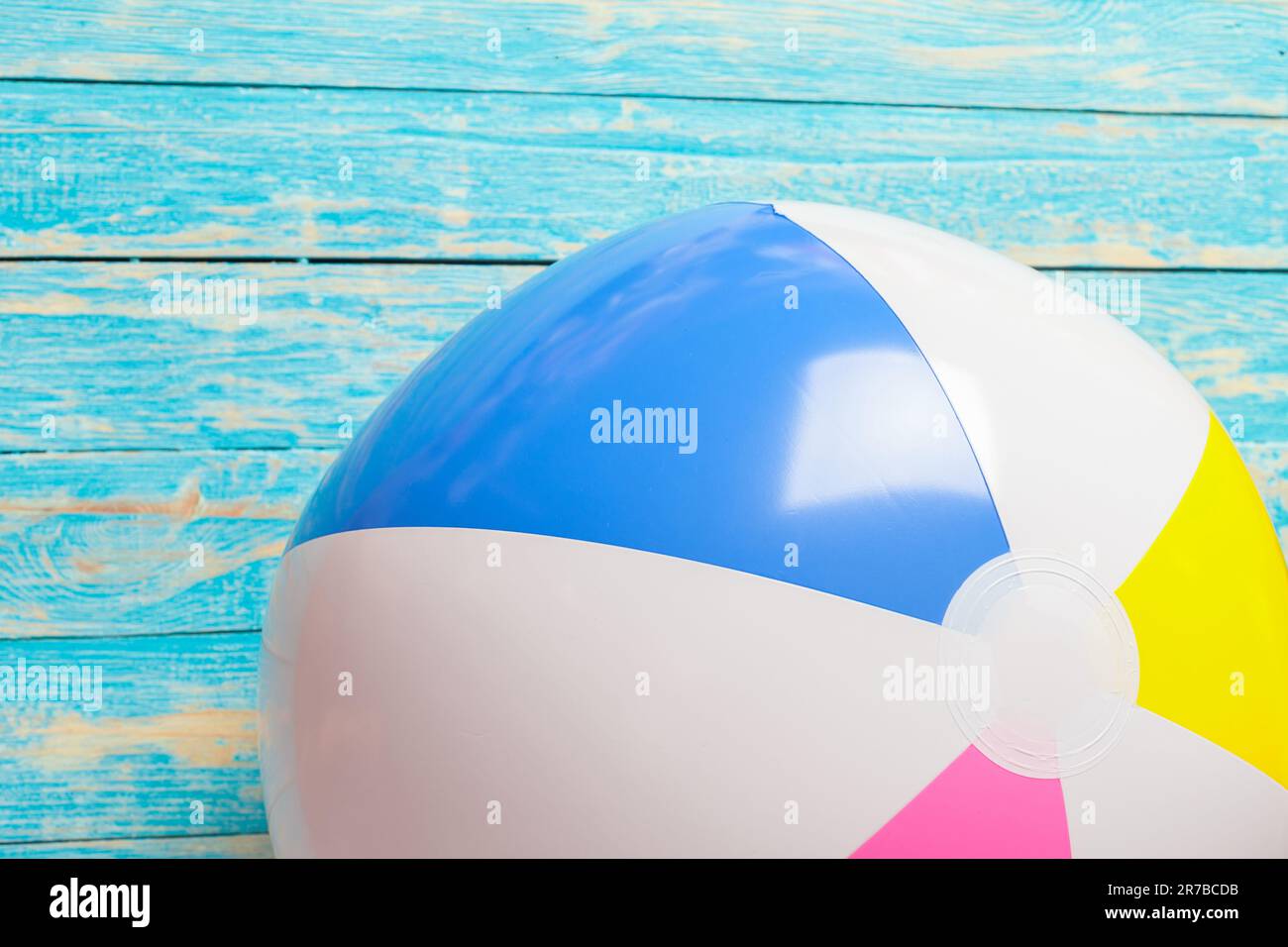 Colorful beach ball Stock Photo - Alamy