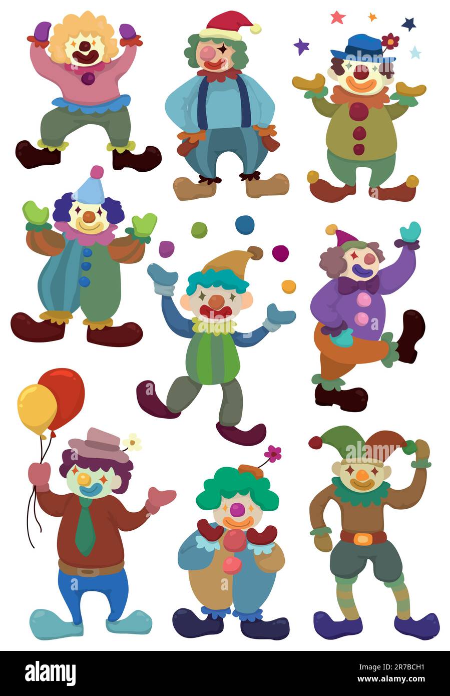 cartoon clown icon Stock Vector Image & Art - Alamy