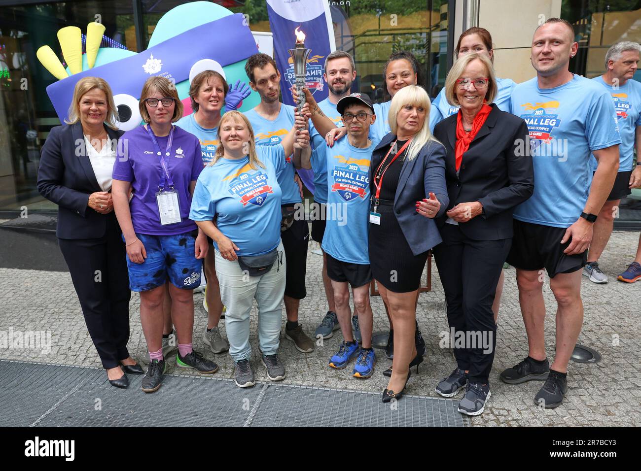 Berlin, Germany. 14th June, 2023. Nancy Faeser (SPD, l), Federal ...