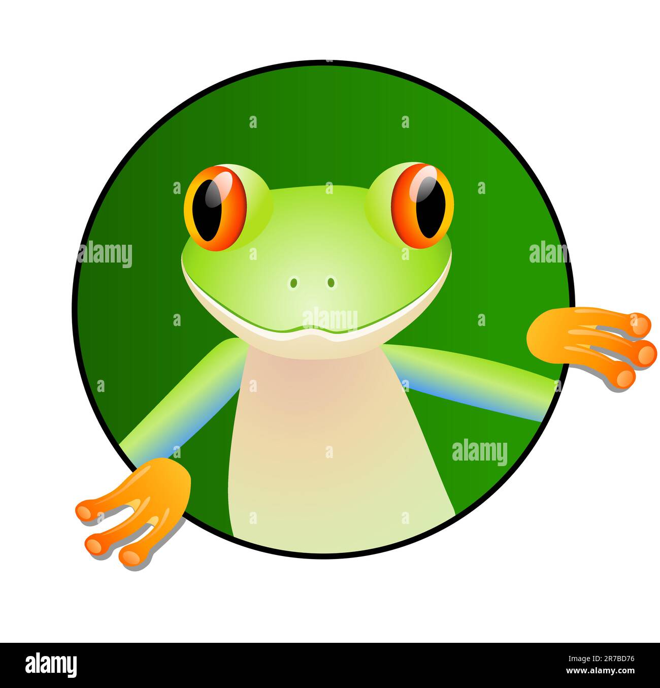 Cute toad vector illustration Stock Vector Image & Art - Alamy