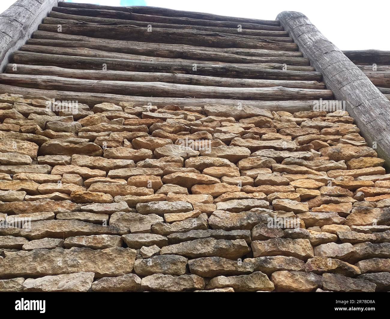 stones processed from nature and used as bricks Stock Photo - Alamy