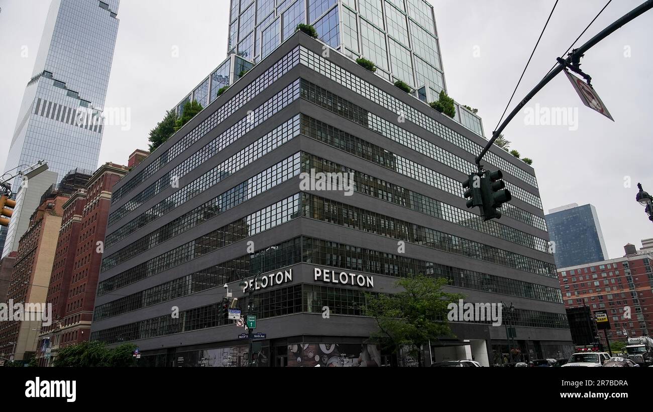 NEW YORK, NEW YORK, USA - JUNE 12, 2023: Architecture view from W 34St ...