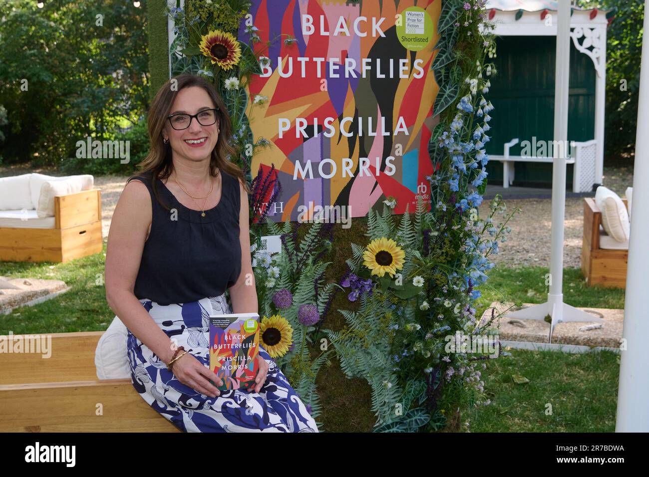 London, UK . 14 June, 2023 . Priscilla Morris author of Black ...