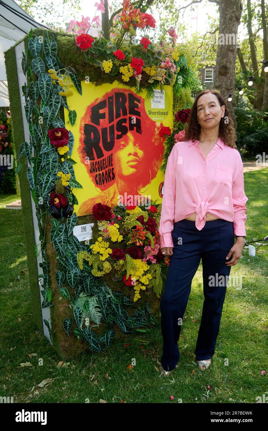 London, UK . 14 June, 2023 . Jaqueline Crooks author of Fire Rush ...