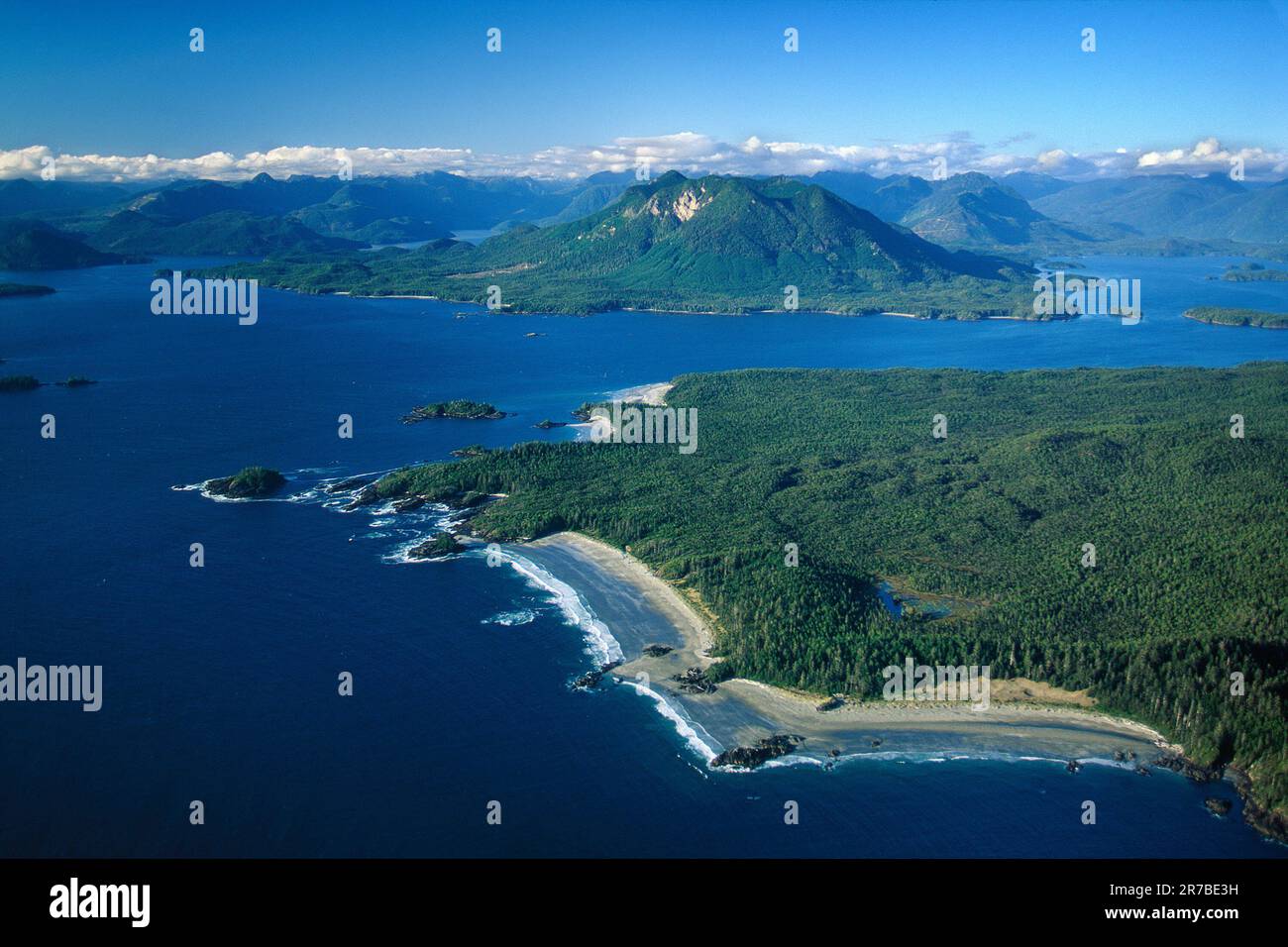 Aerial of Vargas Island, Vancouver Island, BC, Canada Stock Photo - Alamy