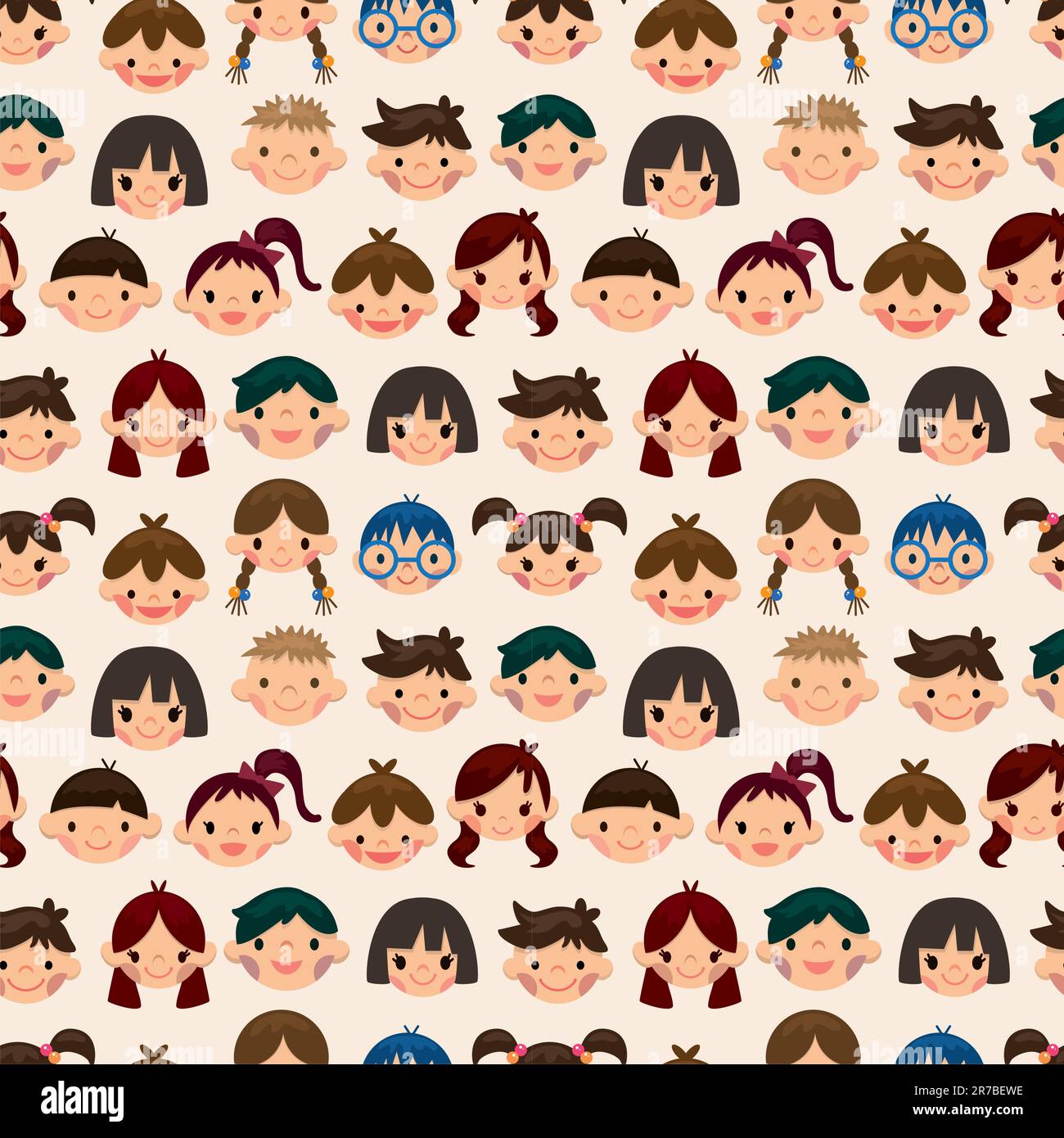 Facial pattern Stock Vector Images - Alamy