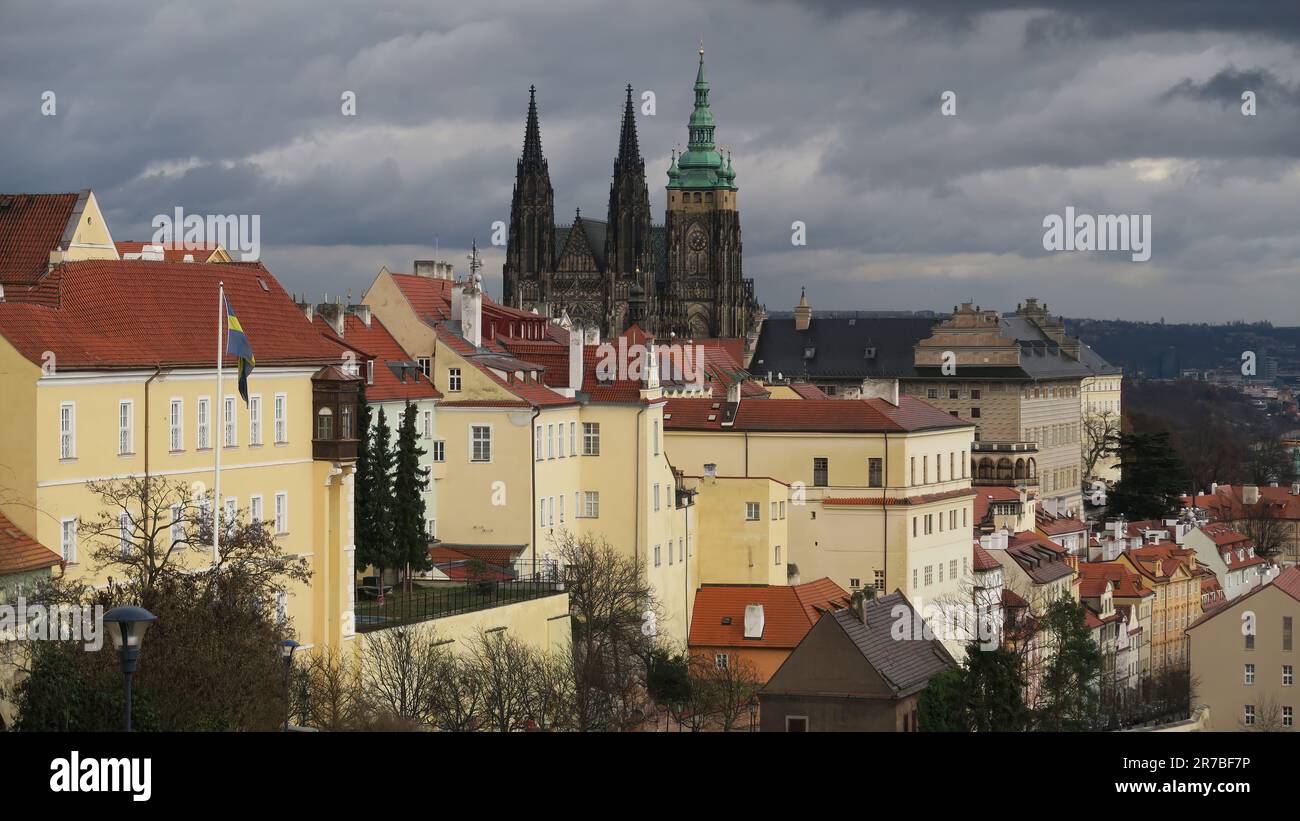 Prag Altstadt von oben Stock Photo - Alamy