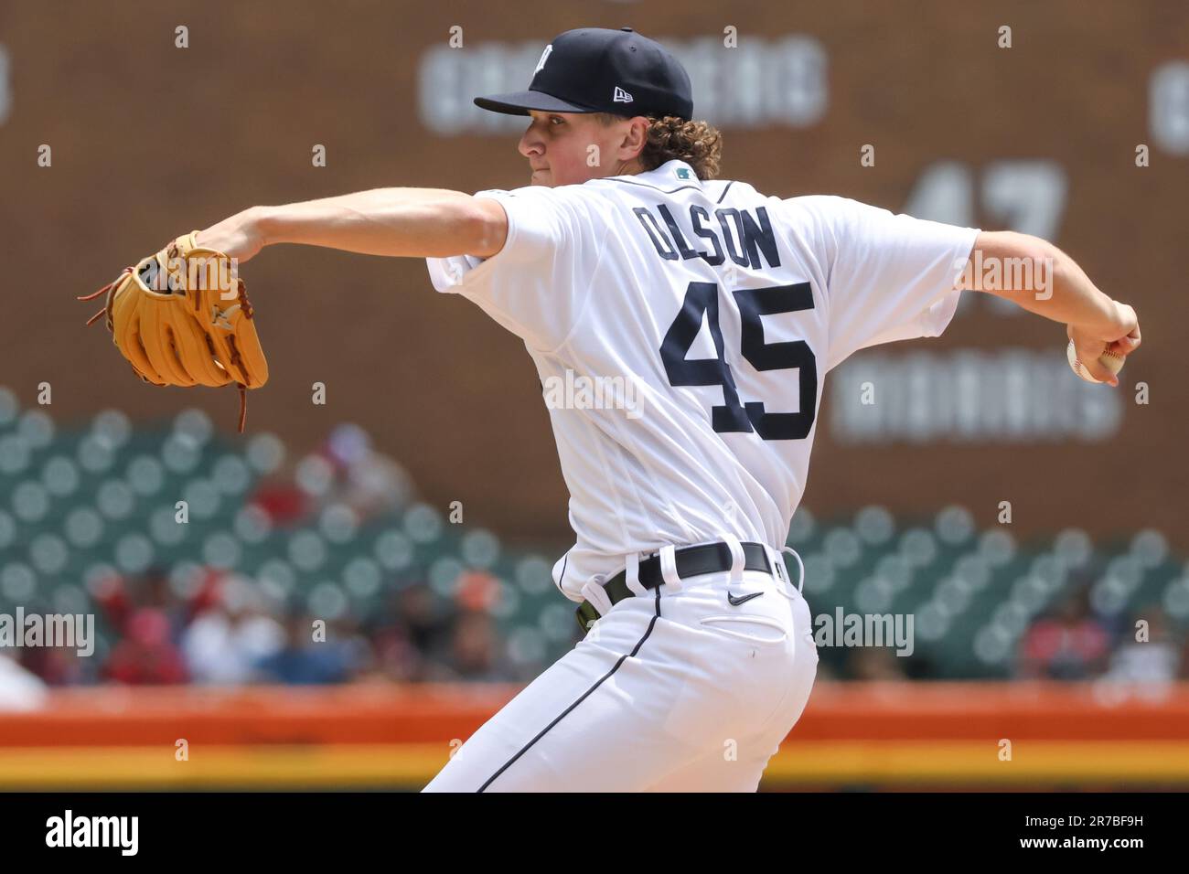 Detroit Mi June 14 Detroit Tigers Starting Pitcher Reese Olson 45