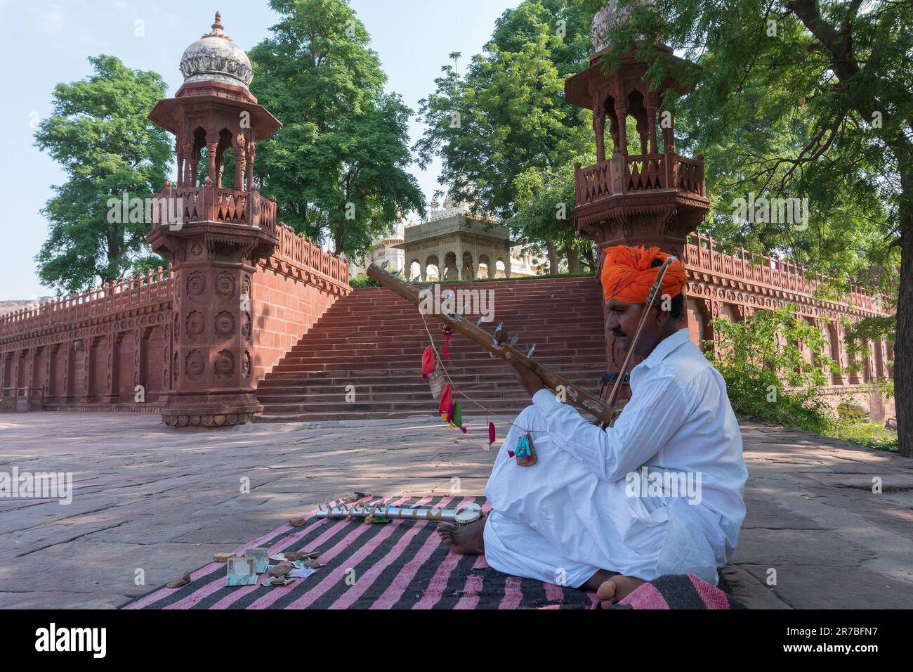 Jodhpur,Rajasthan,India - 18th October 2019 : Rajasthani folk musician ...