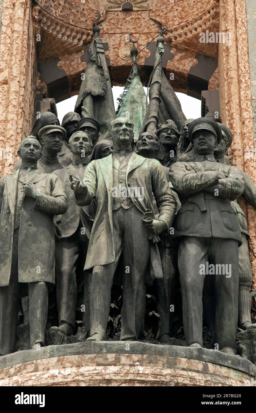 Republic monument ataturk statue hi-res stock photography and images ...