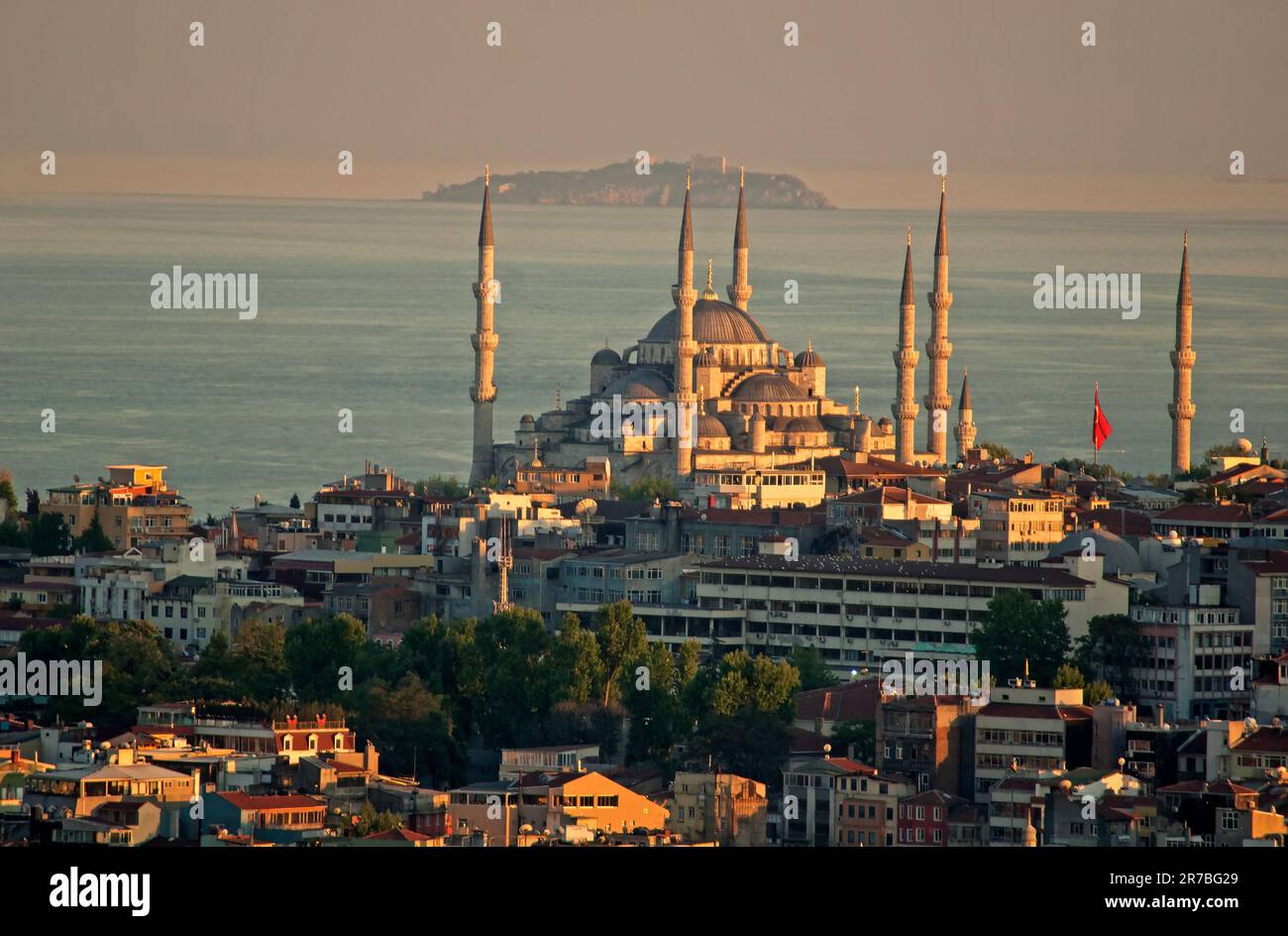 Aerial view of the Blue Mosque, Istanbul, Turkey Stock Photo - Alamy
