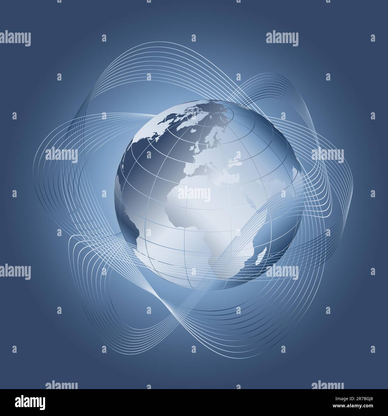 Stylized globe, eps available Stock Vector Image & Art - Alamy