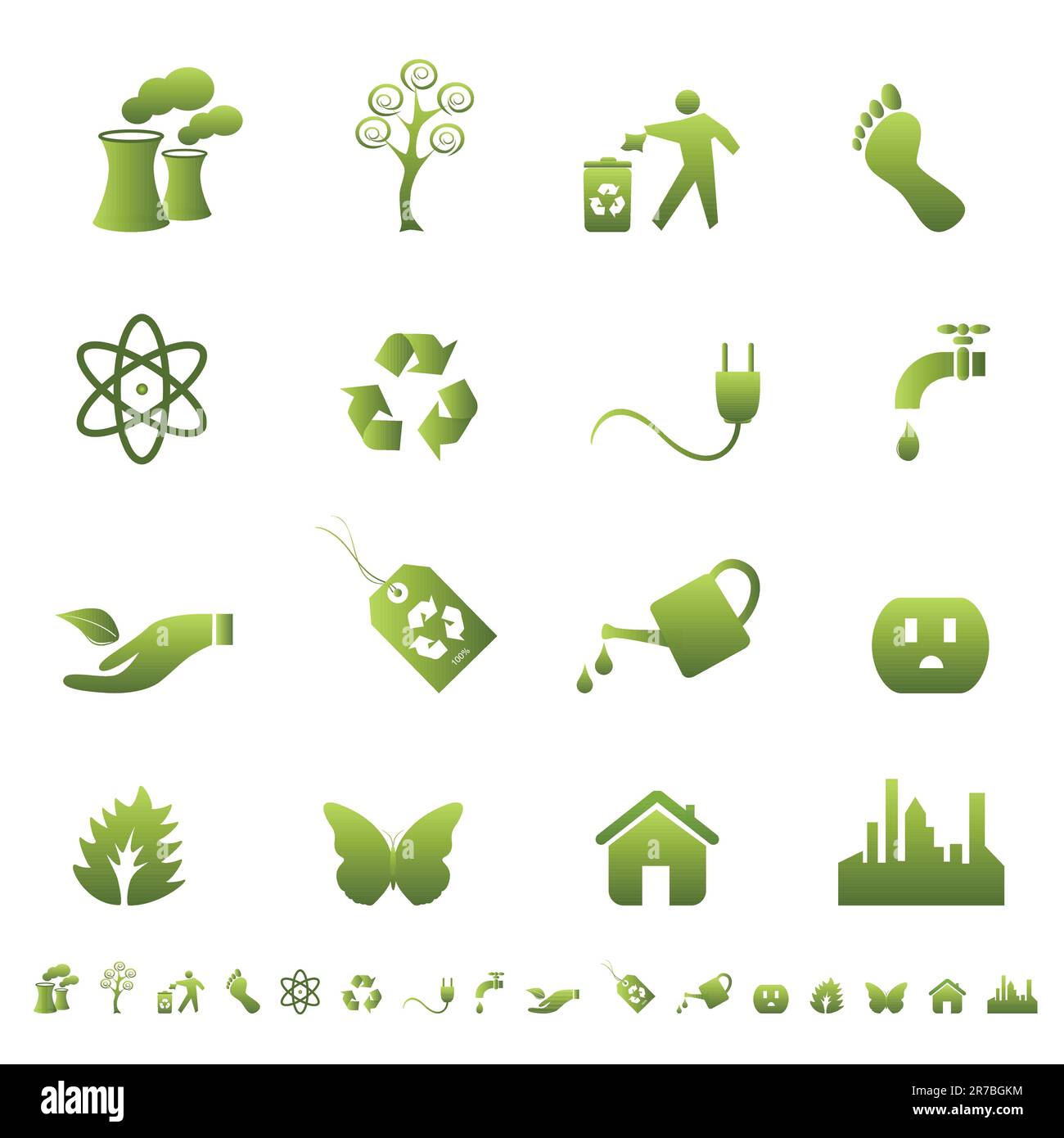 Clean environment and ecology symbols and signs Stock Vector Image ...