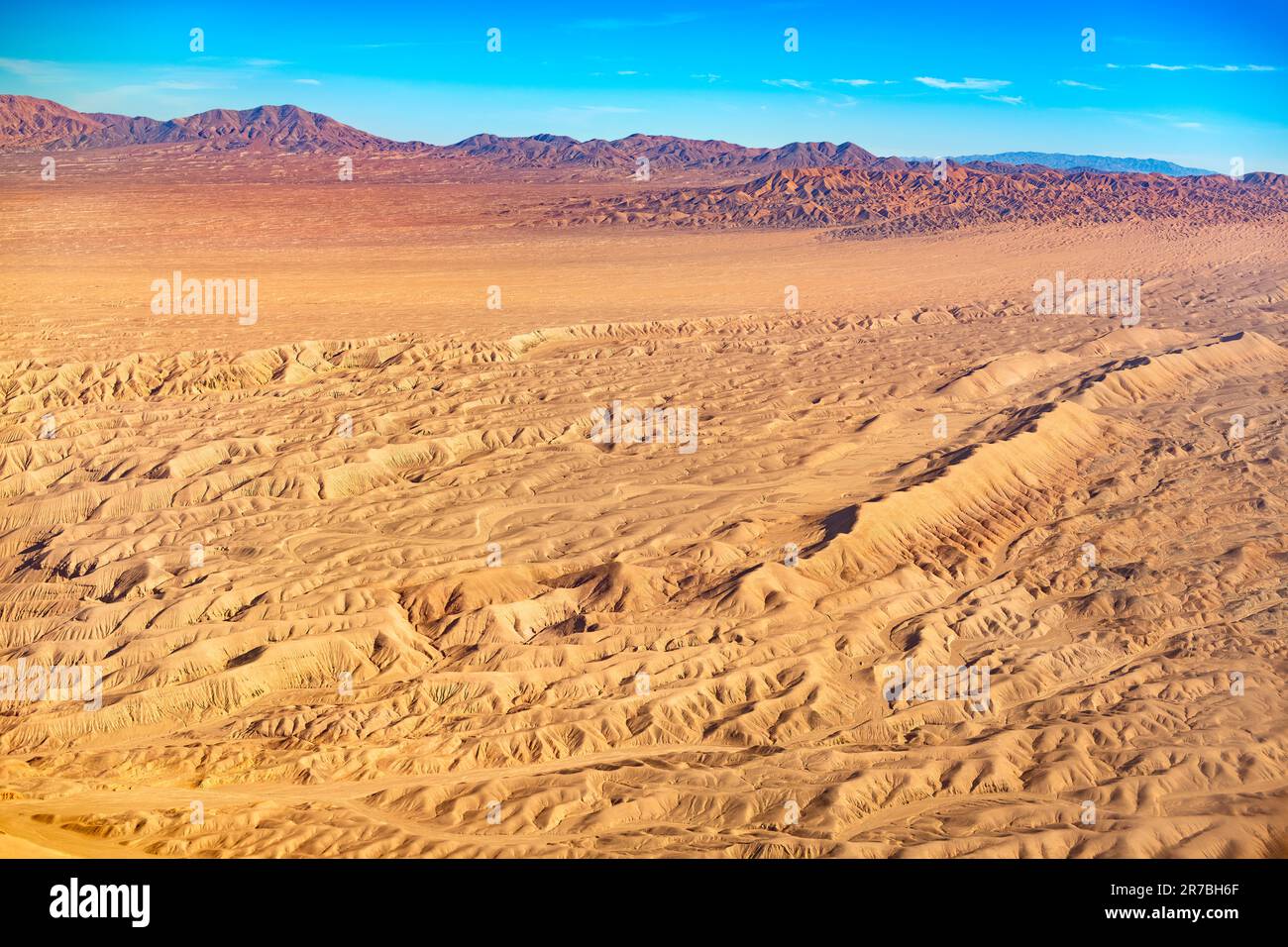 Aerial view of the Atacama Desert in Chile Stock Photo - Alamy