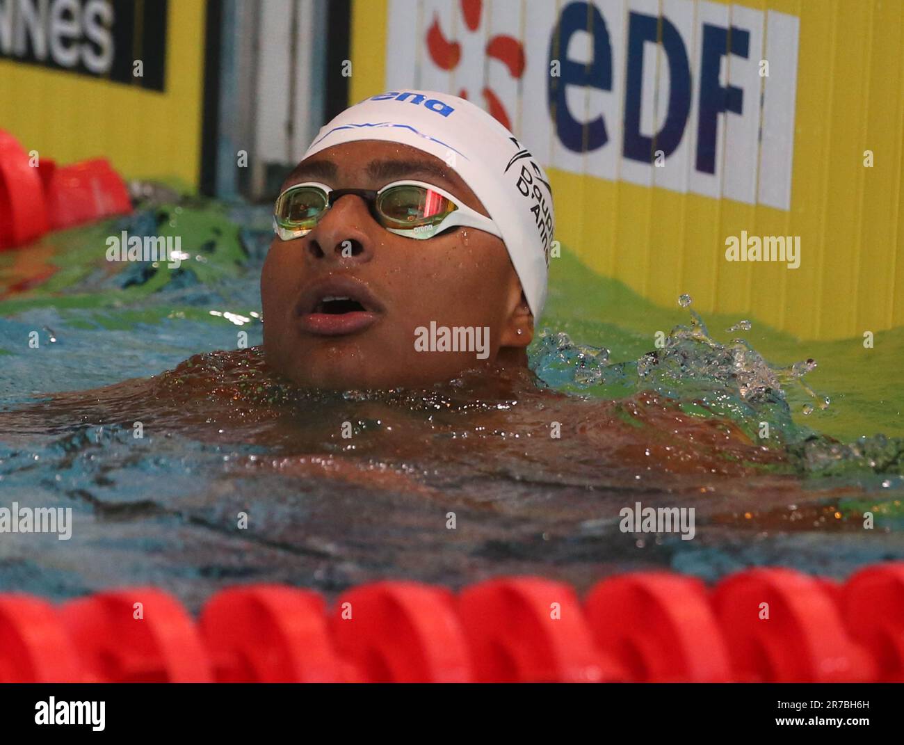 Yohann Ndoye Brouard Heat 200 M backstroke Men during the French Elite ...