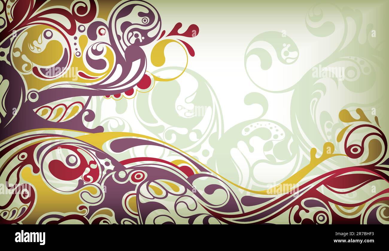 Illustration of abstract curve background Stock Vector Image & Art - Alamy