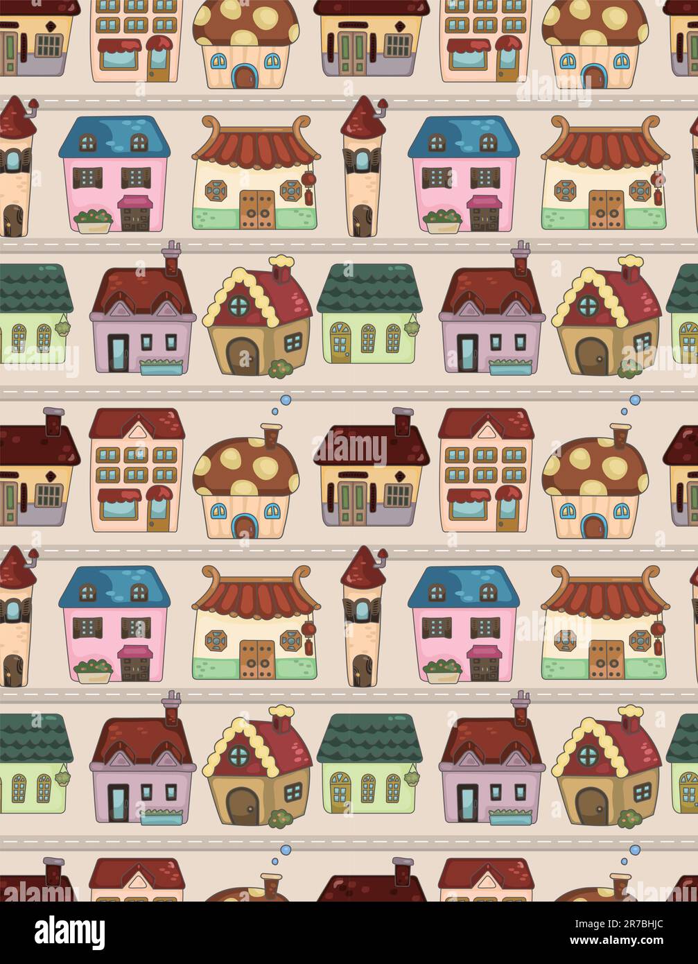 Fake town Stock Vector Images - Alamy