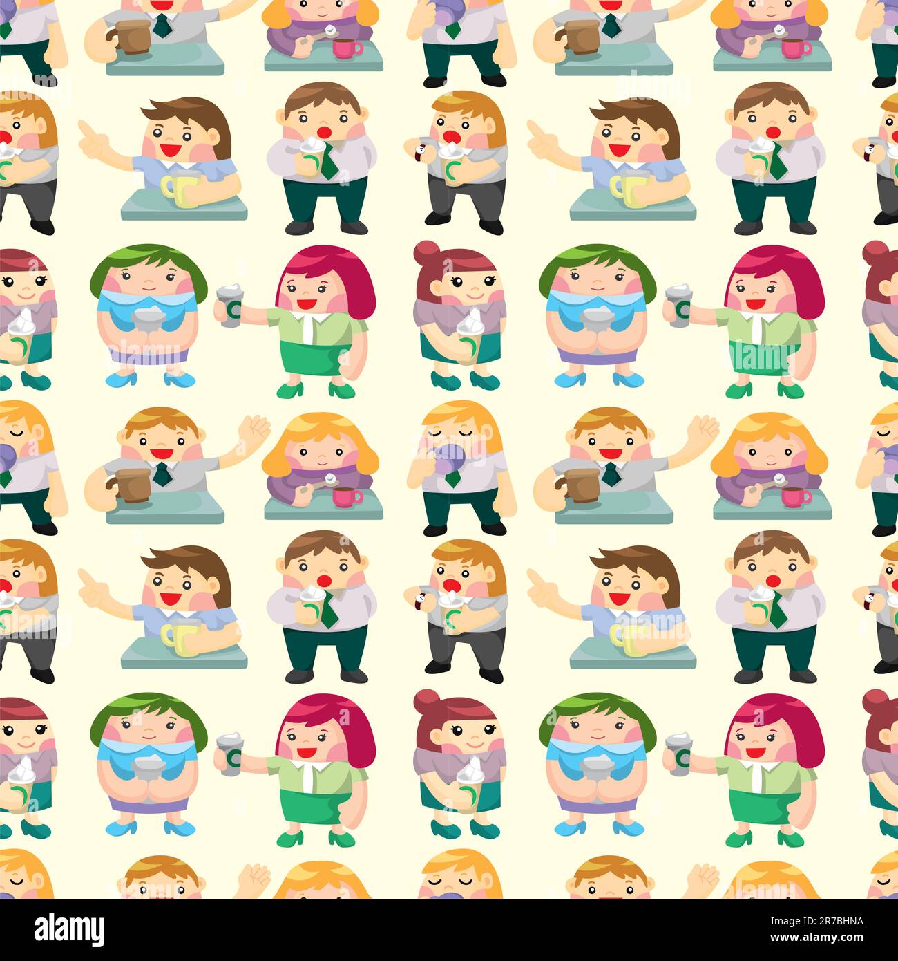 Office tea cup Stock Vector Images - Alamy