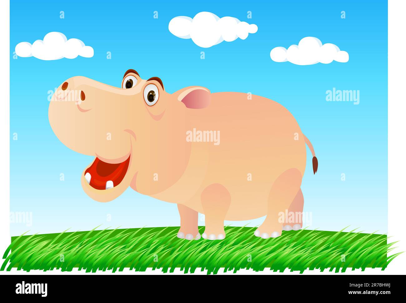 Hippo mouth Stock Vector Images - Alamy