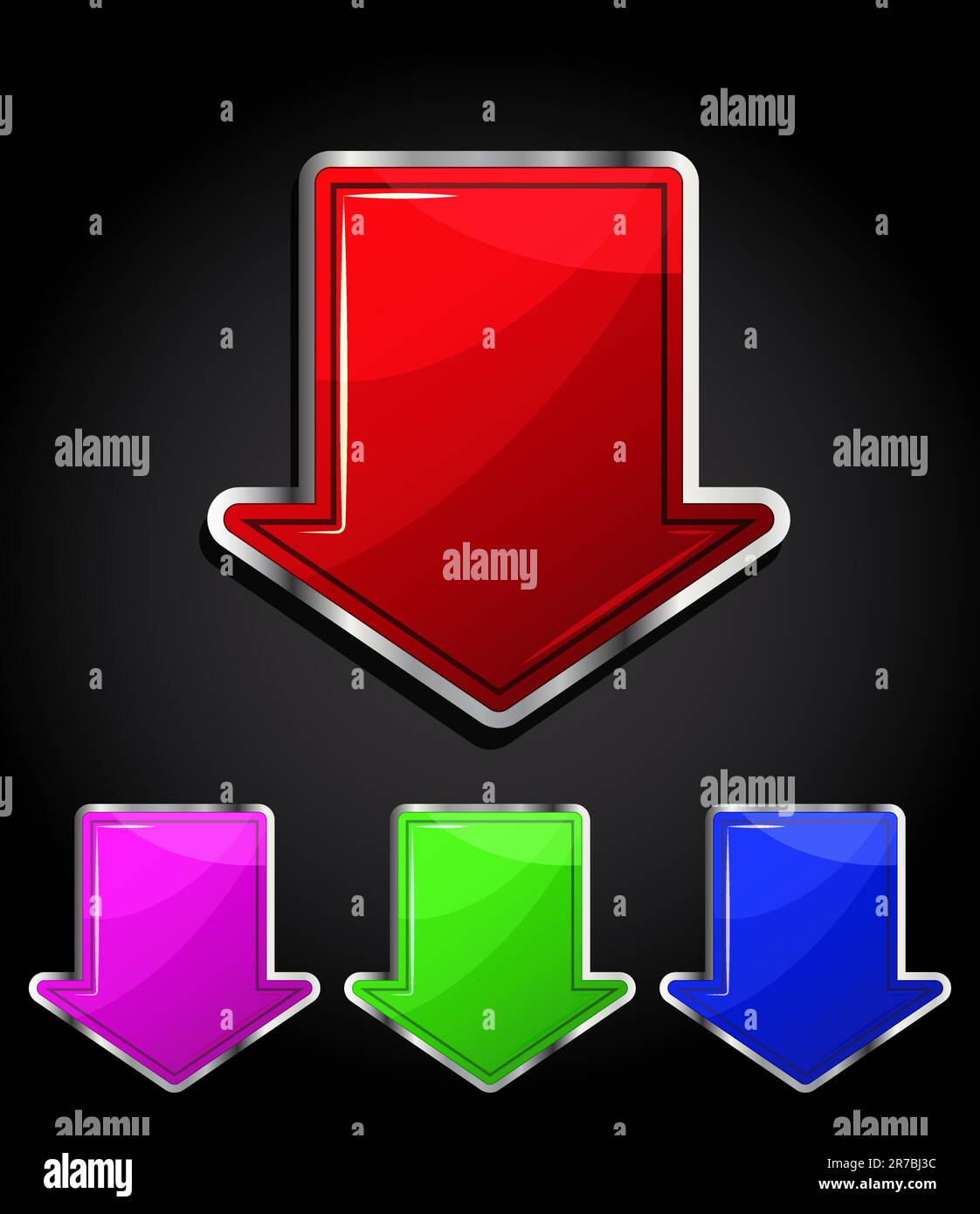 Digital download card Stock Vector Images - Alamy