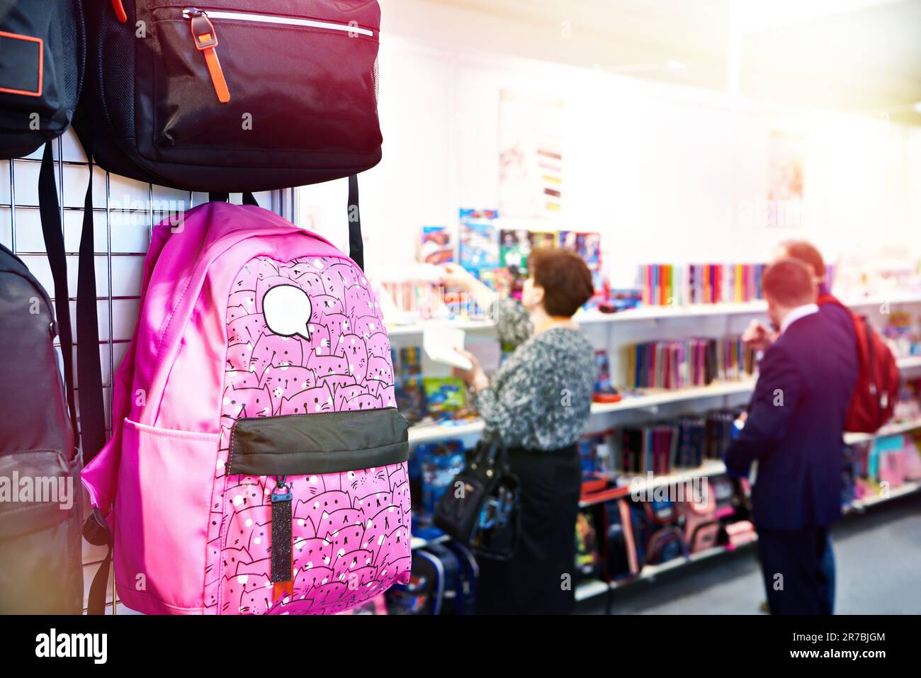 School supplies shopping hi-res stock photography and images - Alamy