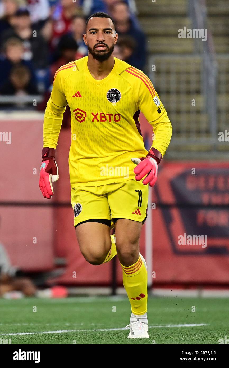 June 10, 2023; Inter Miami goalkeeper Drake Callender (1) in game ...
