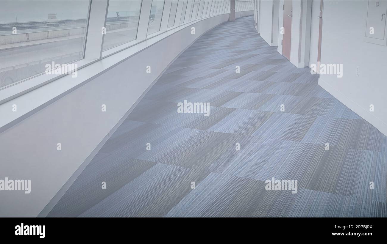 Background for graphic resources template of long and empty corridor ...