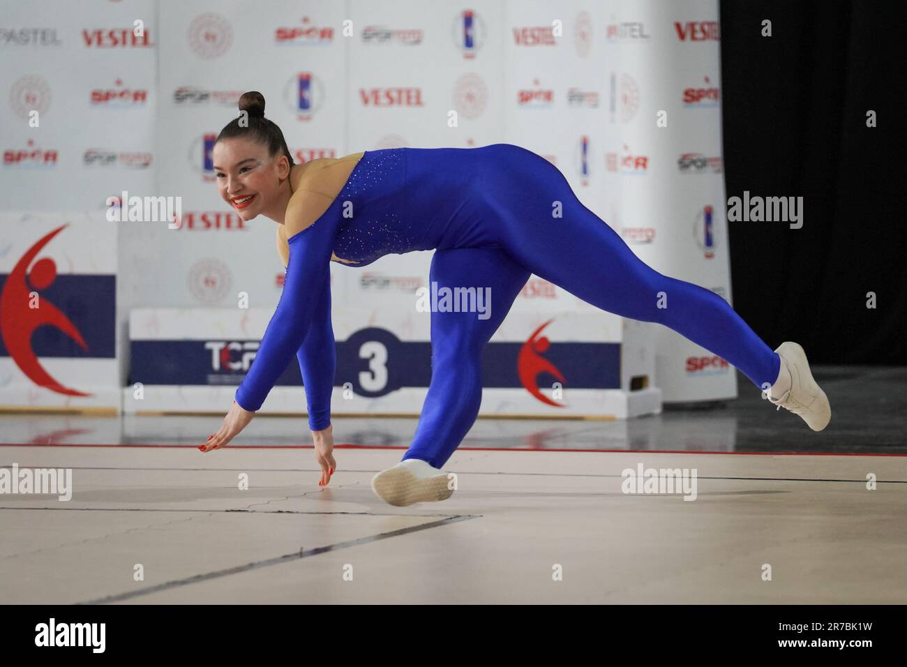 ISTANBUL, TURKIYE - APRIL 01, 2023: Ayse Begum Onbasi performs during ...