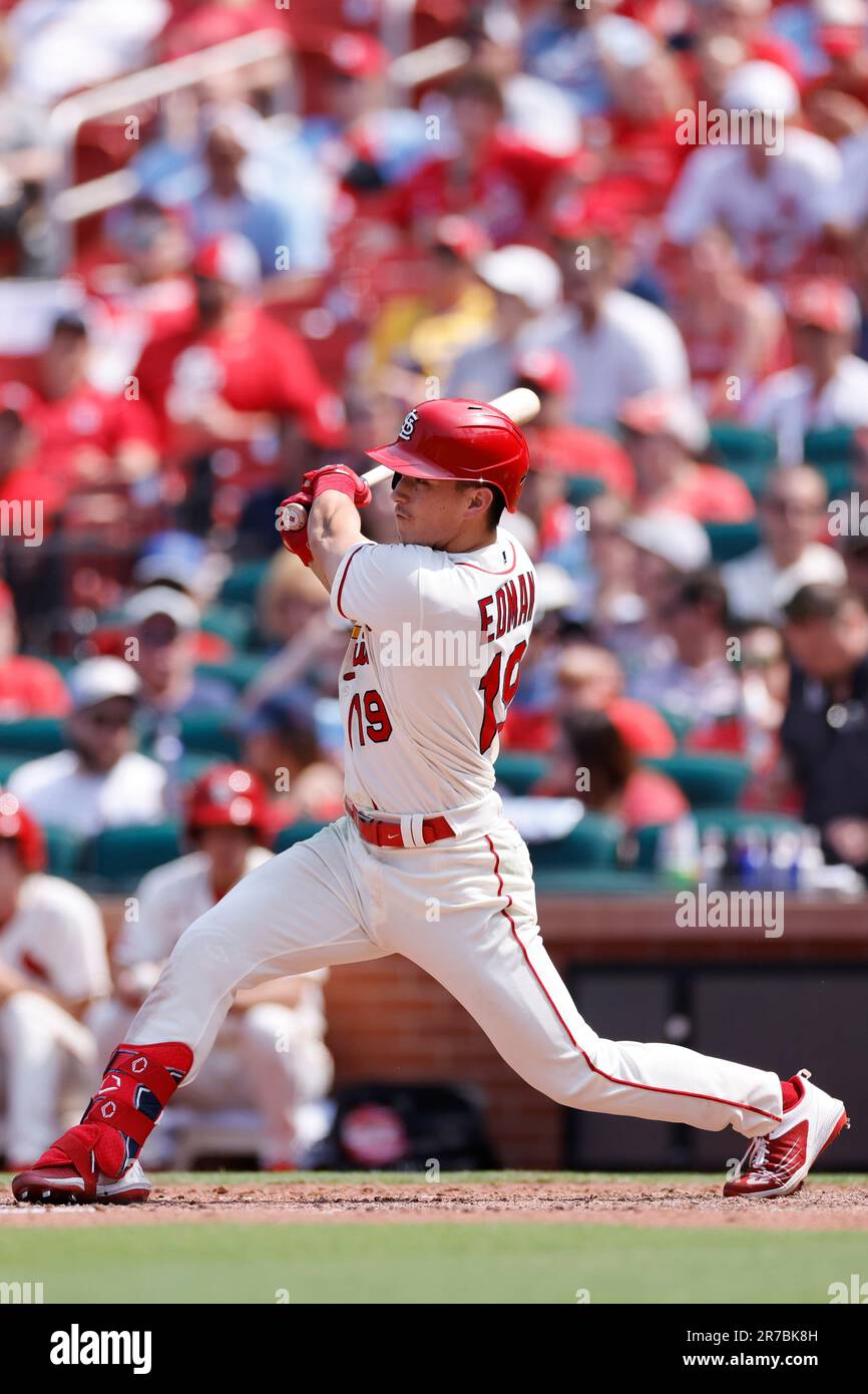 ST. LOUIS, MO - JUNE 10: St. Louis Cardinals center fielder Tommy Edman ...