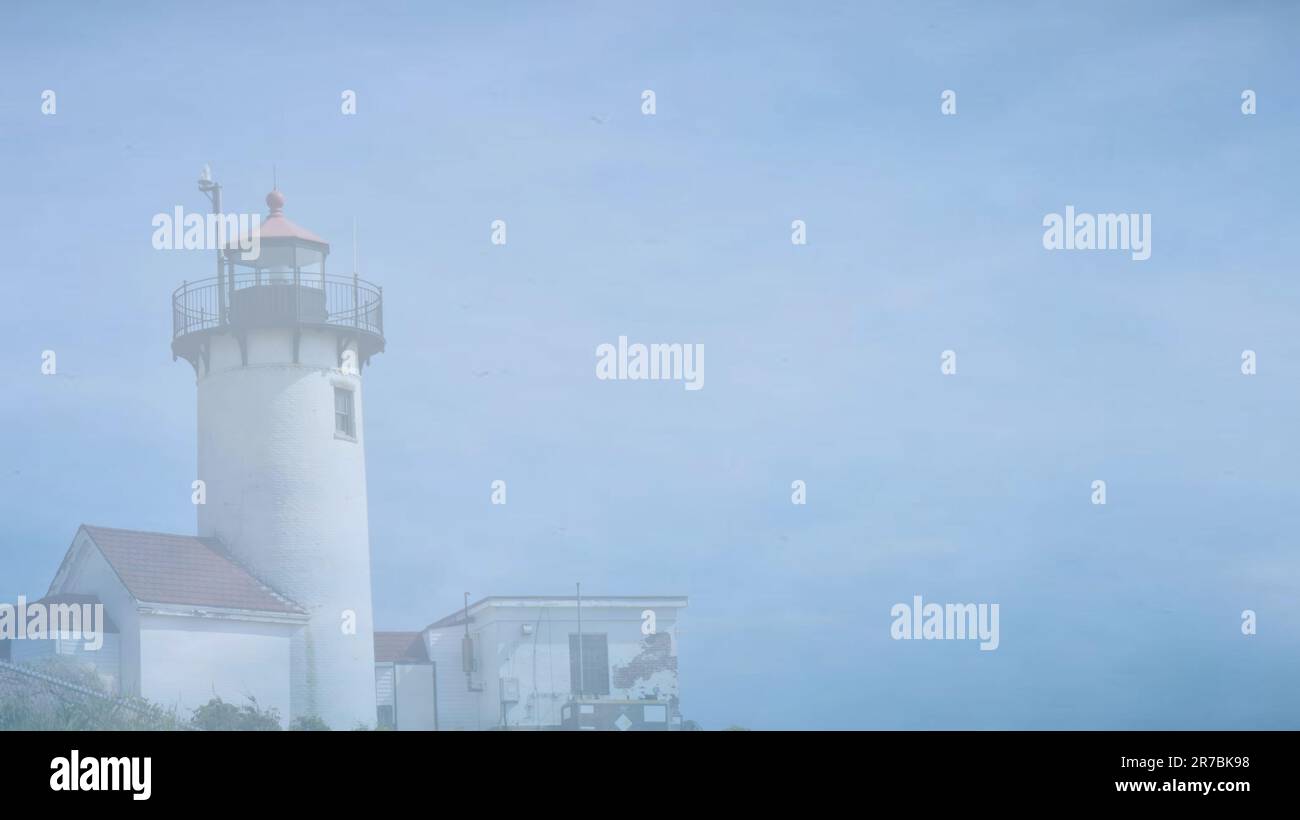 Graphic resources background template of lighthouse tower on the harbor ...