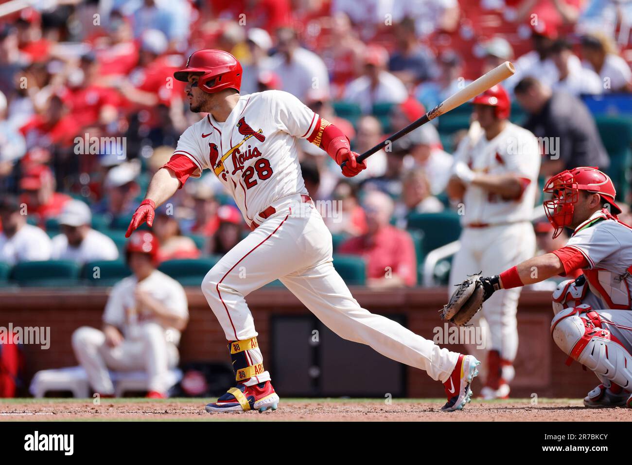 ST. LOUIS, MO - JUNE 10: St. Louis Cardinals third baseman Nolan ...