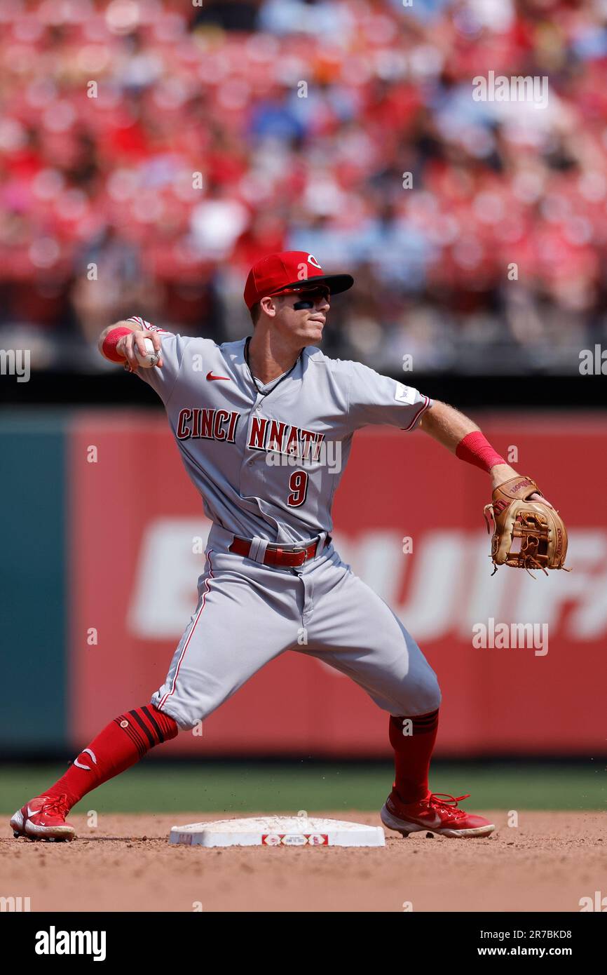 ST. LOUIS, MO - JUNE 10: Cincinnati Reds shortstop Matt McLain (9 ...