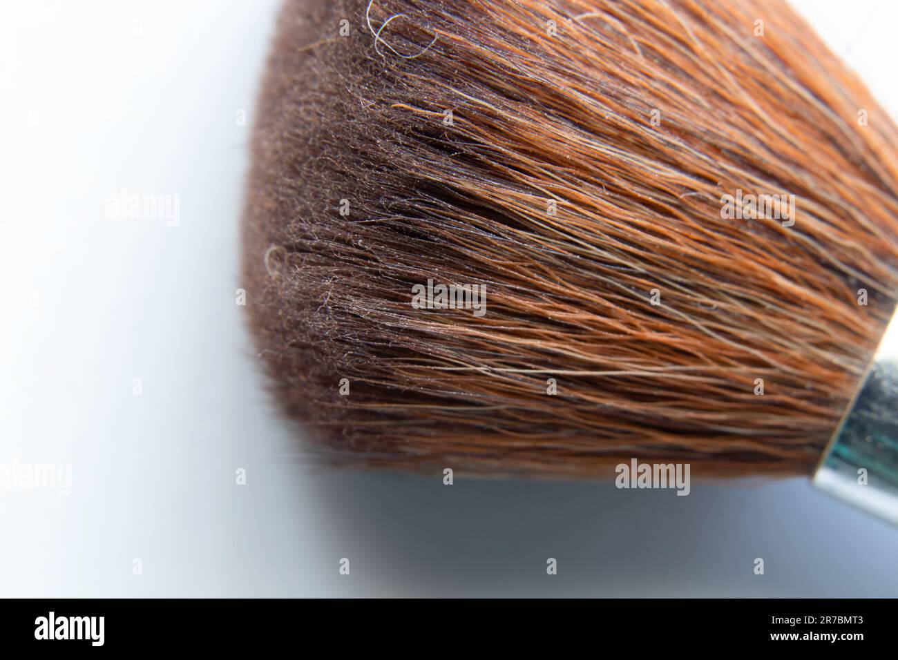 single brush on white background close-up Stock Photo - Alamy