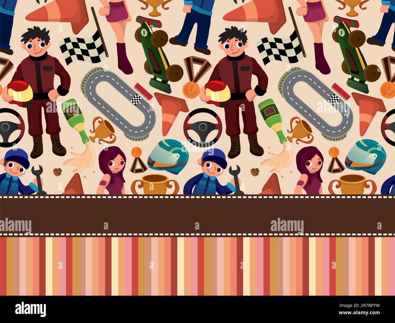 cartoon f1 card Stock Vector Image & Art - Alamy