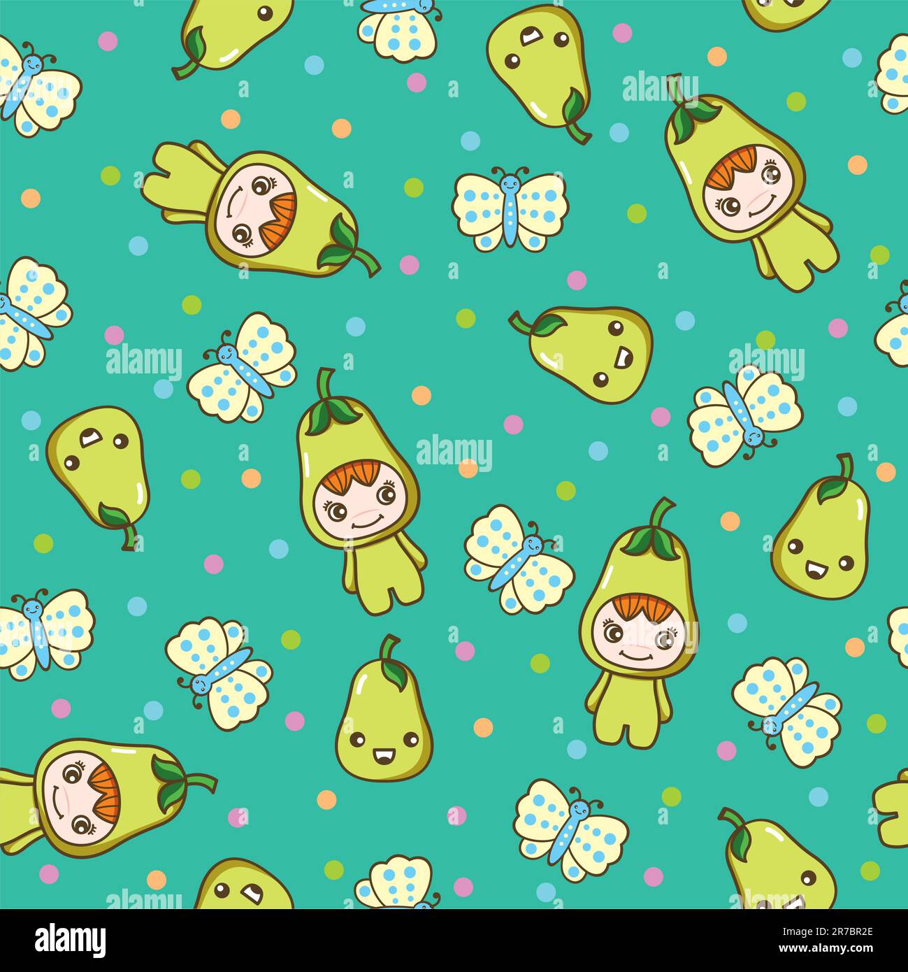 Illustration of abstract floral and kids pattern Stock Vector Image ...