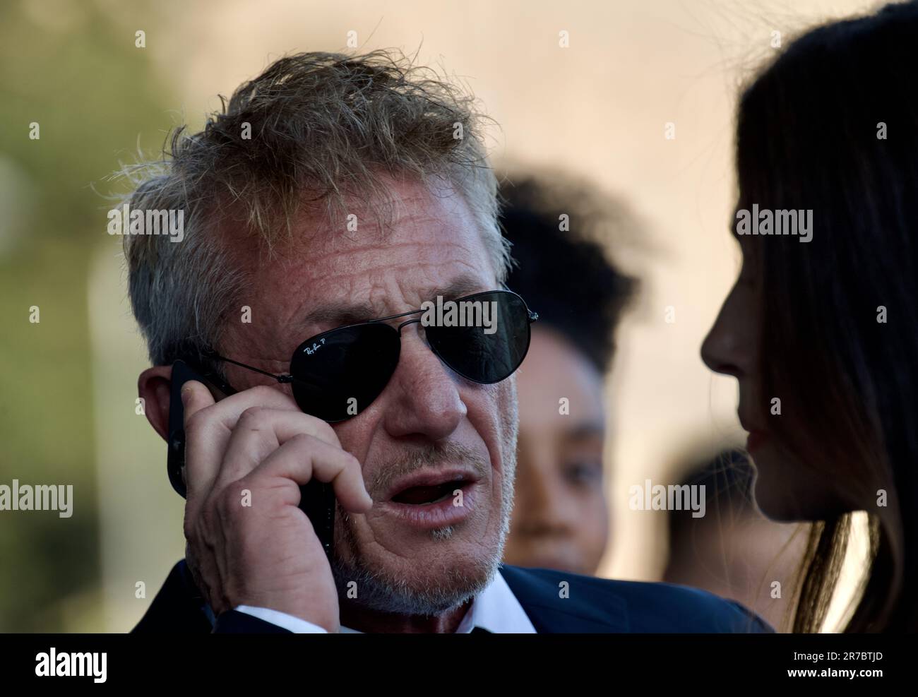 STOCKHOLM, SWEDEN - JUNE 14, 2023: Sean Penn and Olga Korotkova ...