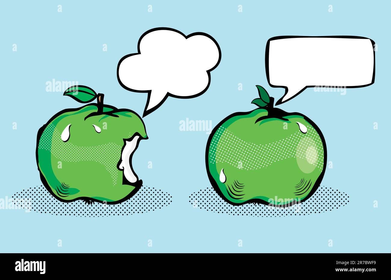 Apple in spot Stock Vector Images - Alamy
