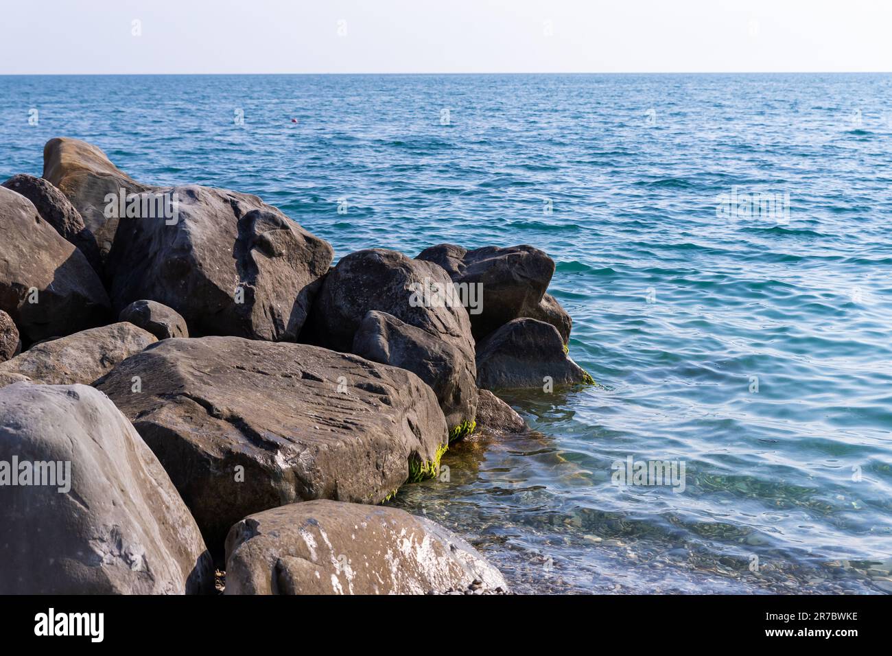 Tranquility at Jasri Beach, Karangasem, Bali, Indonesia, rocky beach ...