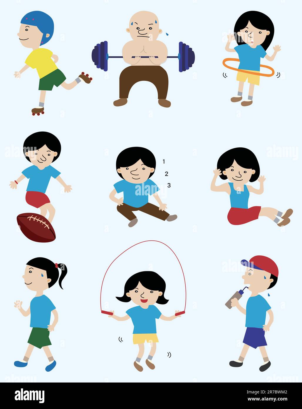 cartoon sport player people icon Stock Vector Image & Art - Alamy