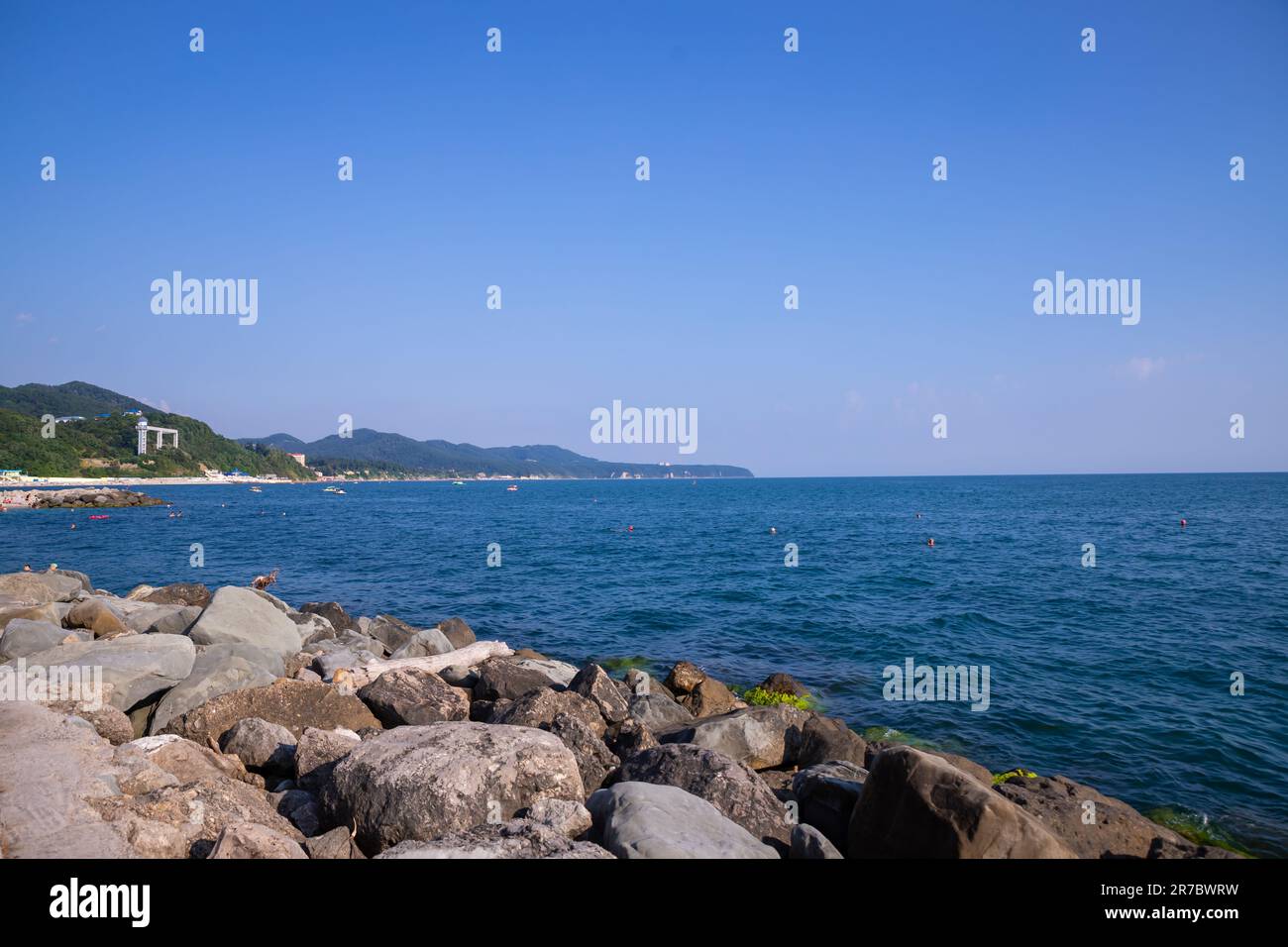 Tranquility at Jasri Beach, Karangasem, Bali, Indonesia, rocky beach ...
